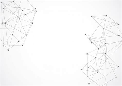 Premium Vector Abstract Geometric Connecting Dots And Lines