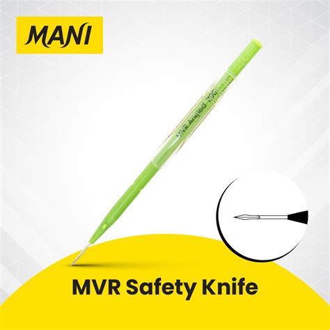 Mani Safety Mvr Knife Angle 45° Mani Medical Device Malaysia Sdn Bhd