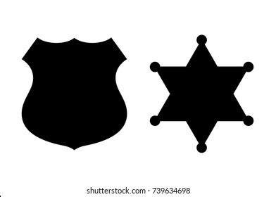 Law Enforcement Badge Ai Royalty Free Stock SVG Vector And Clip Art