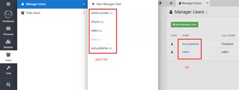 issues with managing users · issue 722 · evolution cms evolution · github