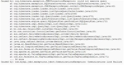Solucionando Communication Link Failure Hibernate Com Pool Mysql Blog Do Camilo