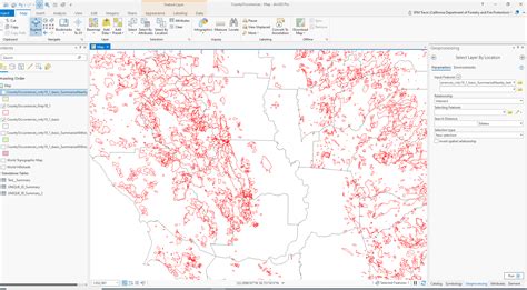 Arcgis Pro Summary Within Tool Not Matching Select By Location Results Geographic