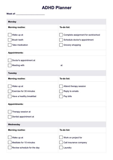 Adhd Scoring Scale And Example Free Pdf Download