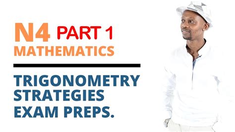 N4 Maths Exam Preparation Trigonometry Identity Proofs And More Youtube