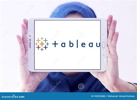 Tableau Software Company Logo Editorial Image