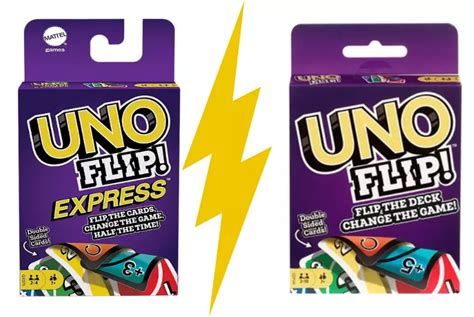 Difference Between Uno Flip And Uno Flip Express Unogamerules