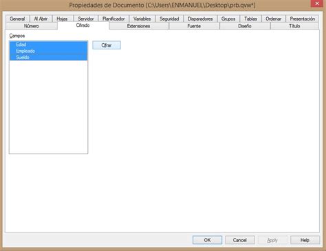 Qlik En Español Cifrar Datos Confidenciales