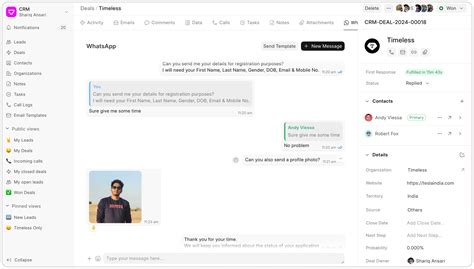 Integrations Frappe Crm