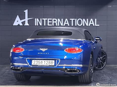 2019 벤틀리 컨티넨탈 60 Gtc 퍼스트 에디션 중고차 보배드림 사이버매장