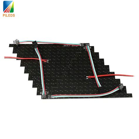 Pixel Diy Led Dot Matrix Screen Triangle Shape Ws2812 Full Color Spliceable