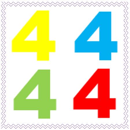 Cuatro cuatros Adicción Matemática