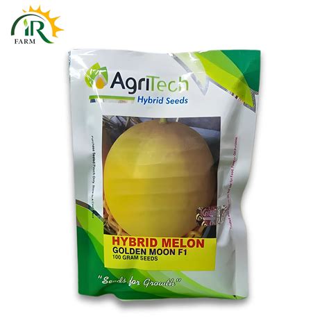 Golden Moon F1 Hybrid Melon Seeds Sweet And Disease Resistant Seed Ir