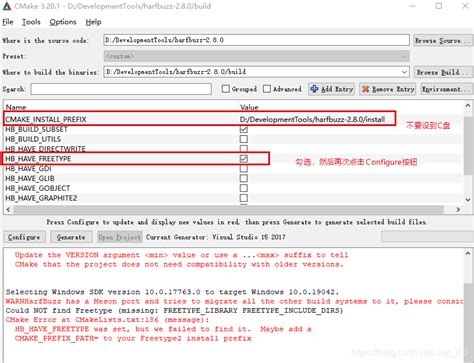 Windows下编译opencv带opencvcontrib和freetypewindows编译 Opencv Freetype2 Csdn博客