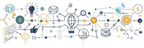 Business Strategy And Innovation Concept Abstract Illustration Showing