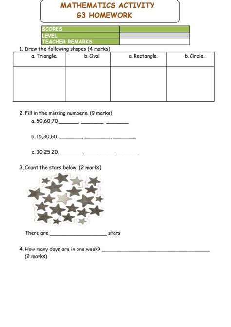 Grade 3 Mathematics Activities December 2024 Holiday Assignment 17334