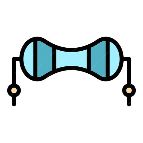 Premium Vector Resistor Part Icon Outline Resistor Part Vector Icon Color Flat Isolated