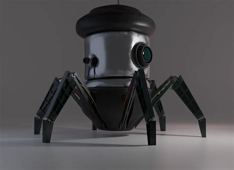 Saw The Cookiebot In Despicable Me And Made This Based Of It Rblender