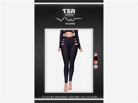The Sims Resource Cut Out Set Legging Bd