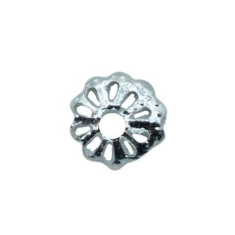 Bead Cap 7mm Silver Bead Trimming And Craft Co