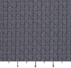 Blue Basket Weave Jacquard Woven Upholstery Fabric By The Yard By The