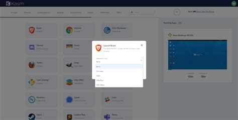 Kasm Workspaces Pitchwall