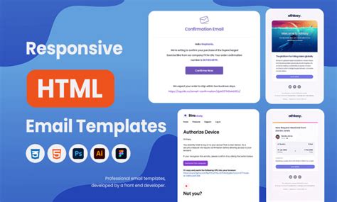 design professional responsive html email templates by ayoubgharts fiverr