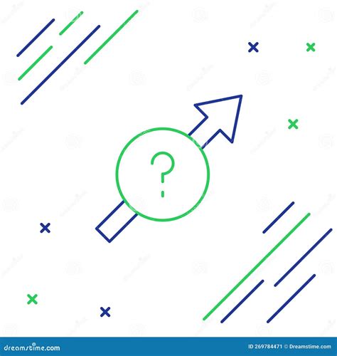 Line Arrow Icon Isolated On White Background Direction Arrowhead Symbol Navigation Pointer