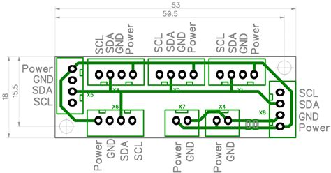 The I2CHUB V1 Module An I2C Bus Interfaces Splitter IoT Devices LLC Electronics