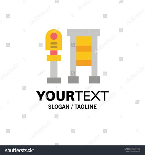 Bench Bus Station Stop Business Logo Stock Vector Royalty Free