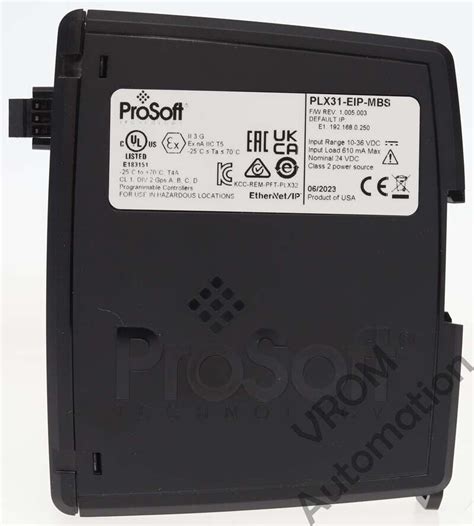 Surplus Prosoft Plx31 Eip Mbs Ethernetip To Modbus Serial Gateway Ebay