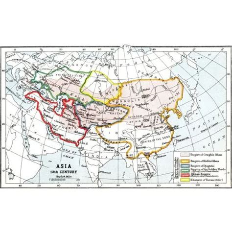 Asia Map Poster Arthipo