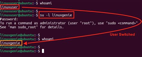 How To Switch Users In Linux Ubuntu Terminal Linux Genie