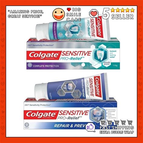 Colgate Sensitive Pro Relief Toothpaste 110g114g Shopee Malaysia