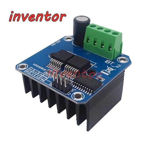 Double Bts7960 43a H Bridge โมดูลไดรเวอร์พลังงานสูง สําหรับ Arduino Shopee Thailand