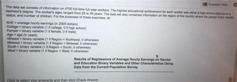 solved question help the data set consists of information on
