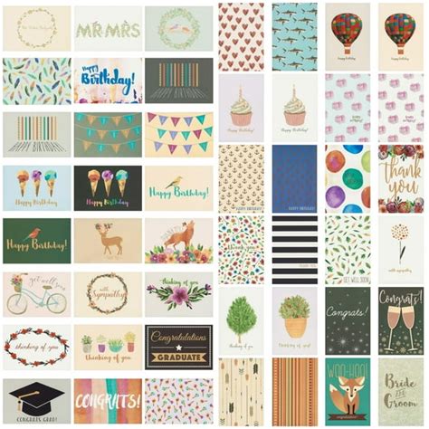 Assorted All Occasion Cards Box Set Pack