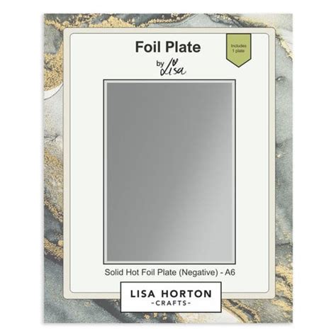 Lisa Horton Crafts Hot Foil Plate Solid Hot Foil Plate