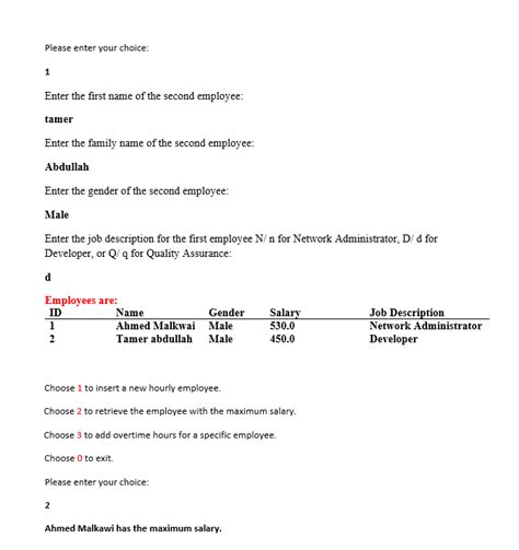 Solved Q1 1 Write A Java Class Employee For Dealing With