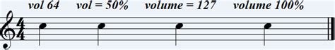 Channel Volume Musink Help Professional Free Music Notation Software
