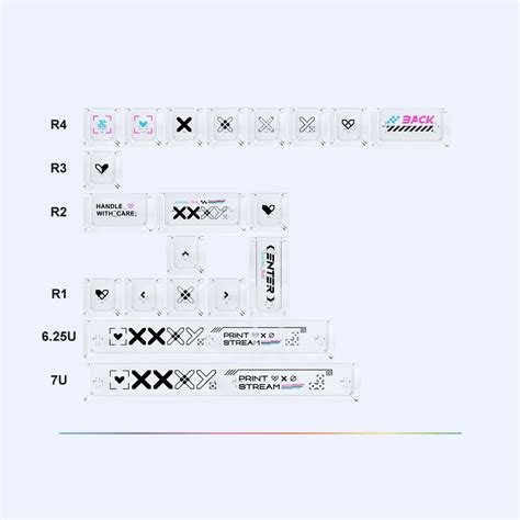 CSGO Printstream OEM Keycap Set Style Noveltykeycaps