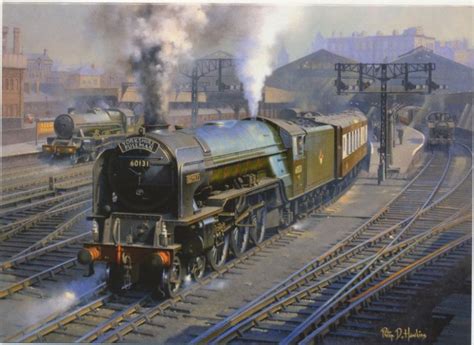 A1 Class Lner Br Steam Locomotive Railway Engine 60131 — Hansen Fine Art