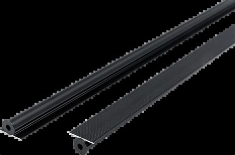 Выпрямитель фасада AQ LINER 01 врезной декоративный 2000-2400 мм черный ...