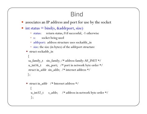 Socketprogramming Tcp And Udp Overviewpdf Computer Networking