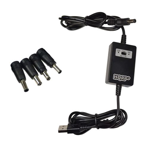Amazon Com HQRP 5V USB To DC 9V 12V Step Up Module Converter Cable Works With External Battery