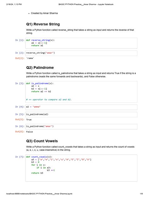 Basicpythonpracticenotes 1708081773 Download Free Pdf Software Engineering Computer