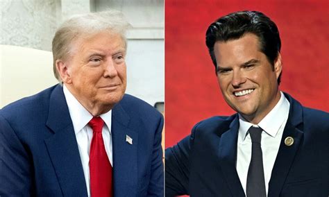 Justice Department Officials React To Trump Picking Matt Gaetz For