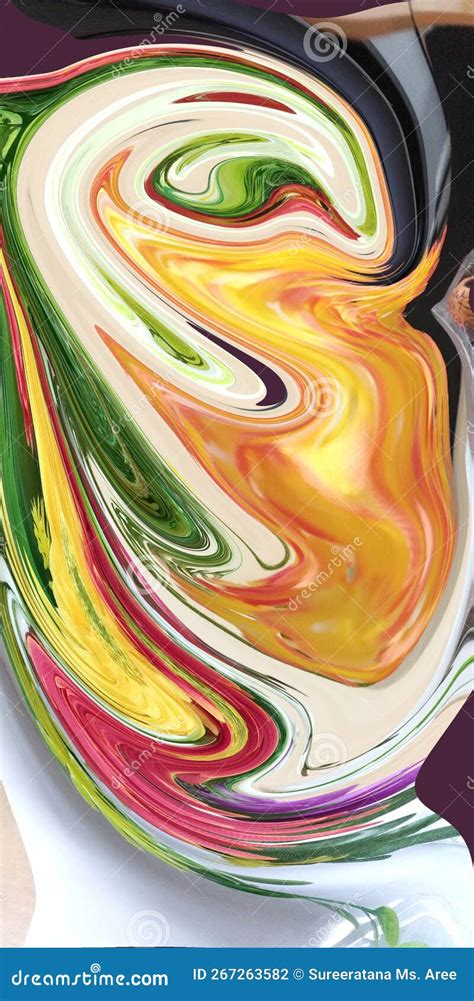 Colors That Blend Together Create New Patterns Stock Illustration Illustration Of Shape