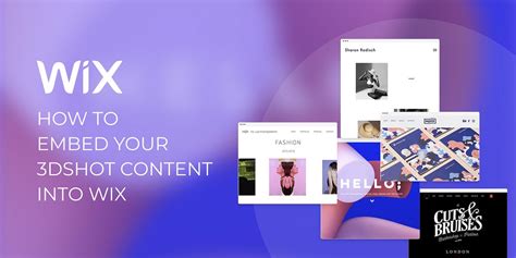 Tutorial How To Embed Your 3dshot Content Into Wix By Cappasity