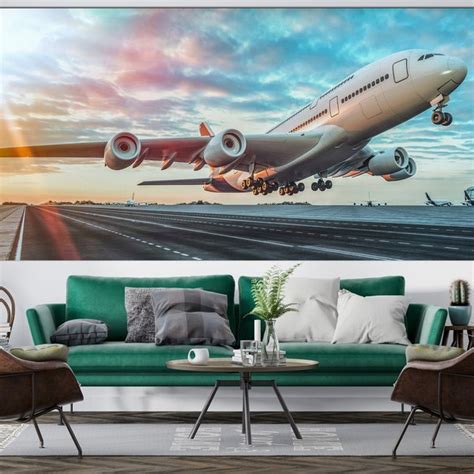 Aircraft Canvas Aviation Wall Art Etsy