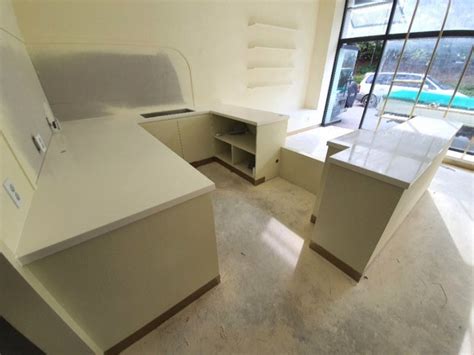 분당 예쁜 카페 인조대리석 카운터 테이블 시공 현장입니다 네이버 블로그